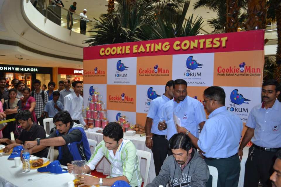 Cookie Eating Contest at Cookie Man in Forum Mall, Koramangala on 7 ...